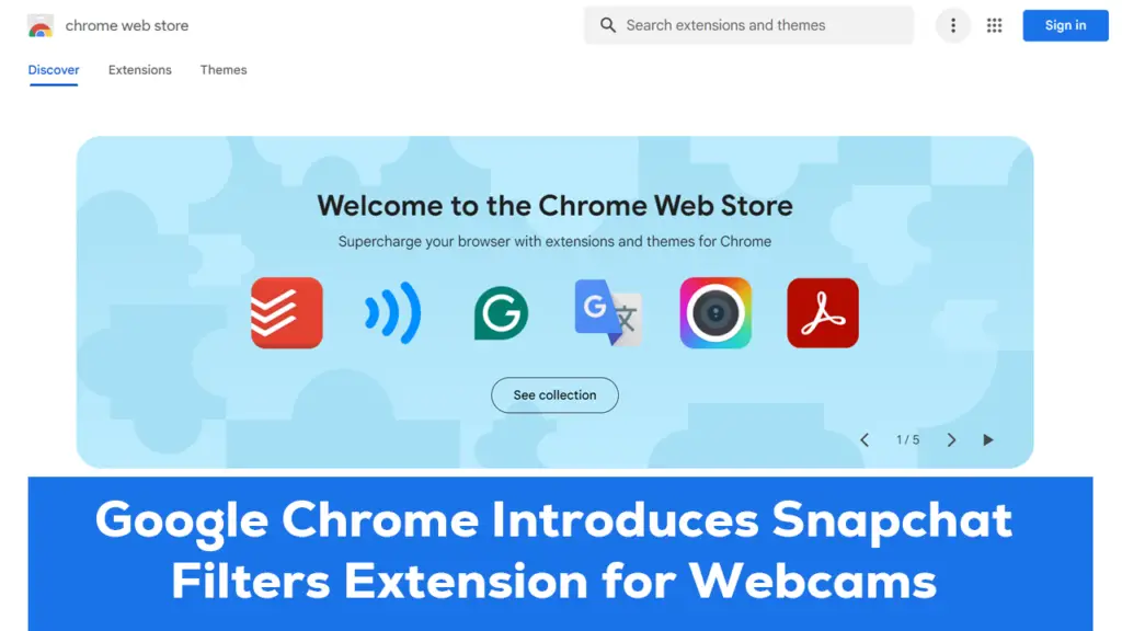 Google Chrome Introduces Snapchat Filters Extension for Webcams ...