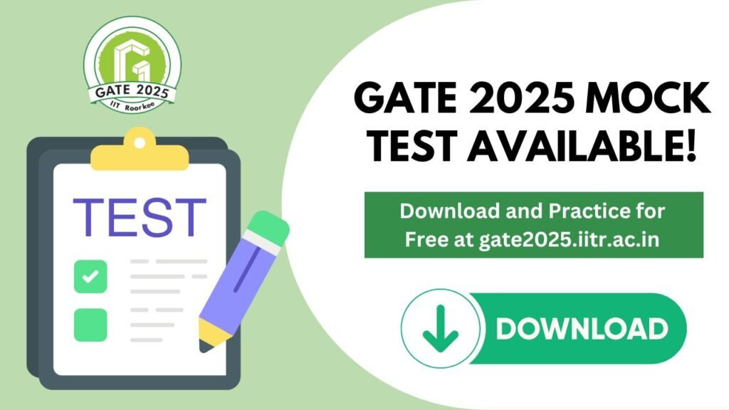 GATE 2025 Mock Test Download Link: Access Official Practice Test at ...